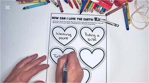Earth Day Writing Craft | Earth Day Activity for Kids | Earth Day Art