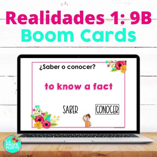 Realidades Auténtico 1 Chapter 9B Spanish Boom Cards Spanish Digital ...