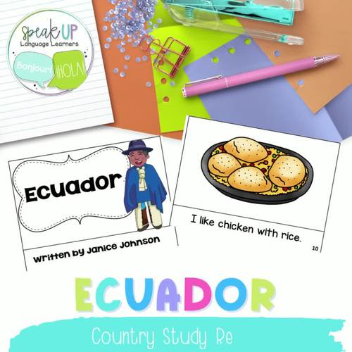Ecuador Country Study Reader & Activities Print & Digital with Audio ...