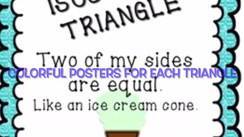 Classifying Triangles Interactive Notebook, activities, games, task cards