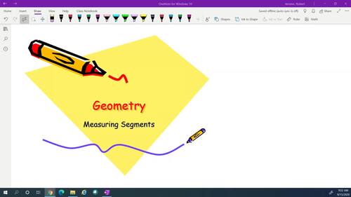 Measuring Segments (Geometry) - Instructional Slides & Video by RJ Math