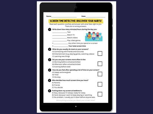 Screen Time Detective | Screen Time Impact, Habits & Decisions | Self ...