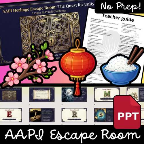 AAPI Heritage Month Escape Room | Activity | Asian American Pacific ...