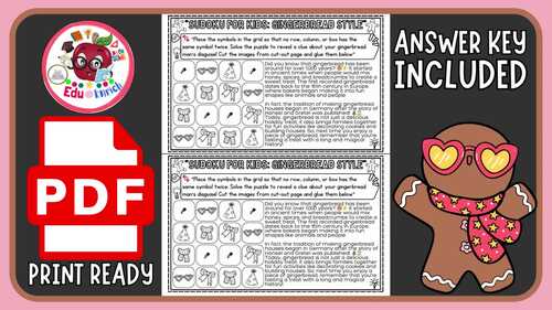 Disguise A Gingerbread Man Project | Christmas Interactive Puzzle Mini Book