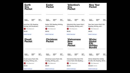 Easter | ESL Reading, Writing, and Vocabulary by TK's Classroom | TPT