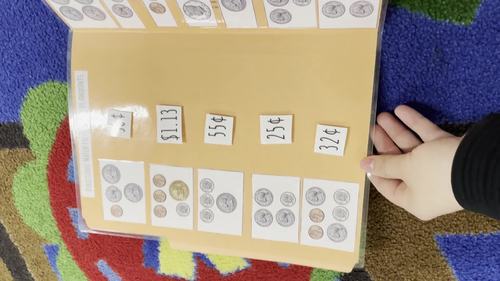 Counting Bills and Coins File Folder by MrsStaplesCreations | TPT