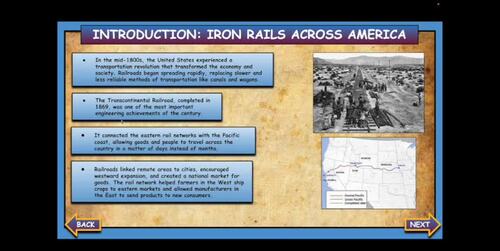 US Railroads and Expansion of Industry Powerpoint.L42. Transcontinental ...