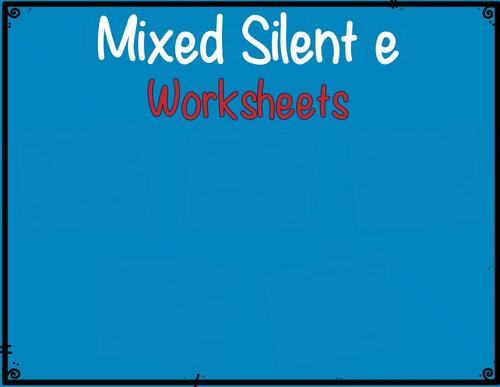 Silent or Magic ePhonic Worksheets Answer Sheets Included | TPT