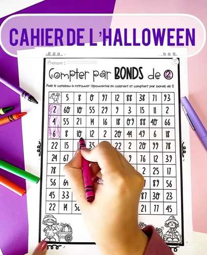 French Halloween Activities - Math & Literacy Worksheets - Activités d ...