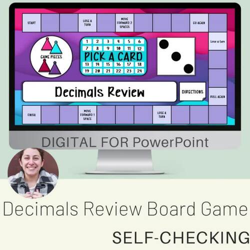Decimals Review - Board Game by Math with Ms Baron | TPT