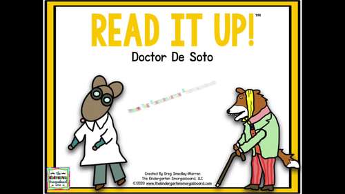 Read It Up! Doctor De Soto by Kindergarten Smorgasboard | TPT