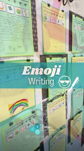 Lucky Charms Emoji Writing & Art Activity Bundle:Printable & Digital ...