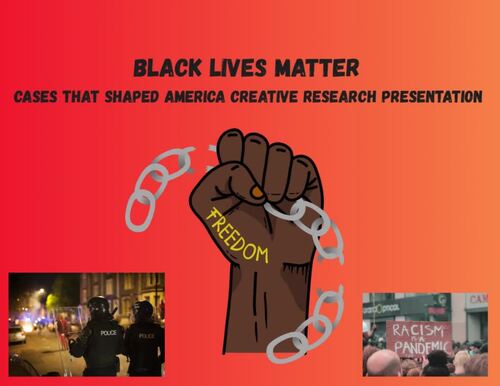 Black Lives Matter Creative Research Presentation Project Forensic Science
