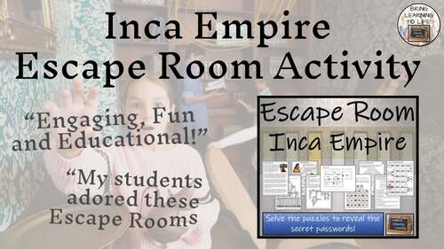 Inca Empire Escape Room Activity by Creative Primary Literacy | TPT