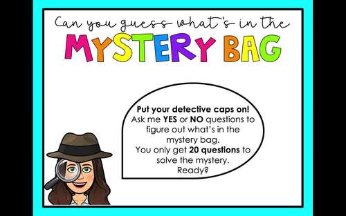 Mystery Bag Game by Ms Truschels Class | TPT