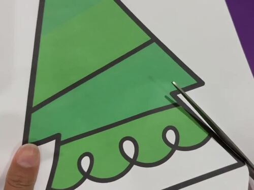 Christmas Tree Multiplication Craftivity | Christmas Math Craftivity