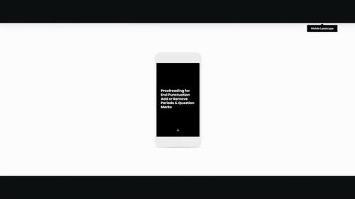 End Punctuation Proofreading Starters Bell Ringers Fast Finishers ...