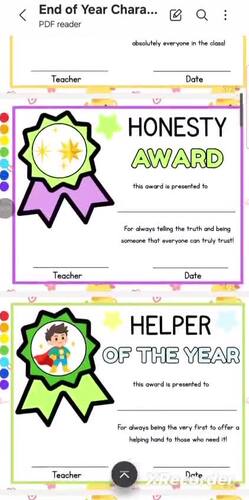 End of Year Character Awards | Certificates + Matching Bookmarks | SEL ...