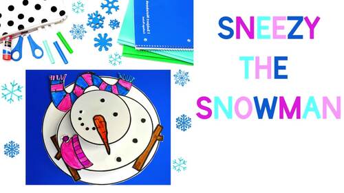 Sneezy the Snowman Winter Reading Comprehension Activities | TPT