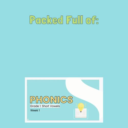 1st Grade: Digital Phonics Lessons | Yearlong Phonics Bundle by Miss Ps ...