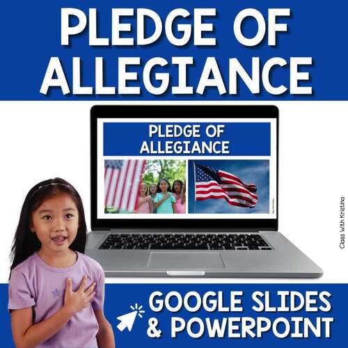 Pledge of Allegiance Google Slides & PowerPoint Presentation | Social ...