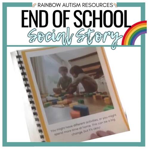 End of School Year Autism Social Story | Transition to Summer Break ...