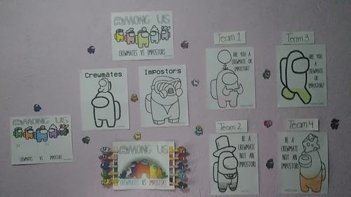 Among us || Class Management || by Honey-Sweet Teaching | TPT