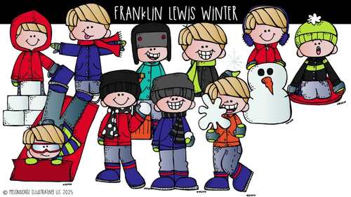 Winter clip art, Franklin Lewis clip art, Melonheadz Characters clip ...