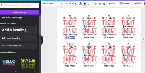 EDITABLE Valentine Gift Tags, Printable Kids Valentine Tags, Classroom ...