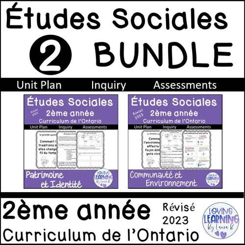 2023 Ontario Social Studies Grade2 Etudes Sociales BUNDLE PDF & Google ...