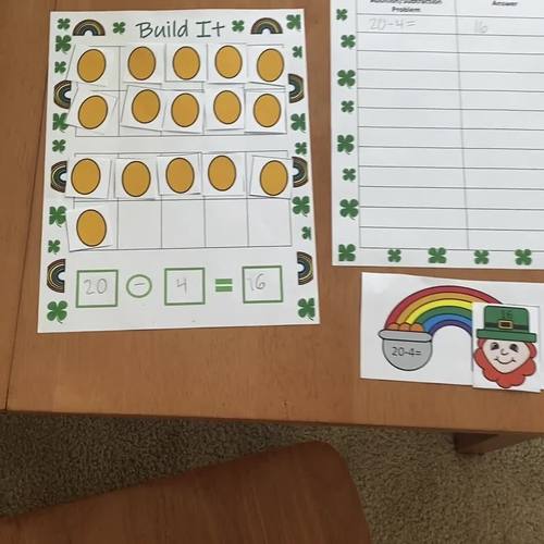 Saint Patrick's Day: Addition and Subtraction to 20 by Tiffany Haines ...