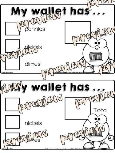 Counting Coins Piggy Bank Craft | Money Math Activity by Anh Huynh