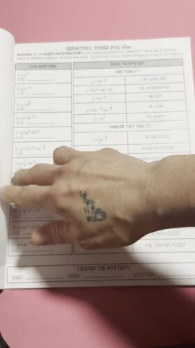 Precalculus and Calculus Project |Derivatives Rules Review| Mystery Project