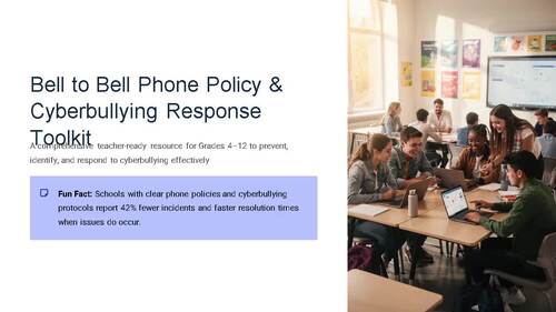 Bell To Bell Phone Policy Cyberbullying Response Life Skills - Practical