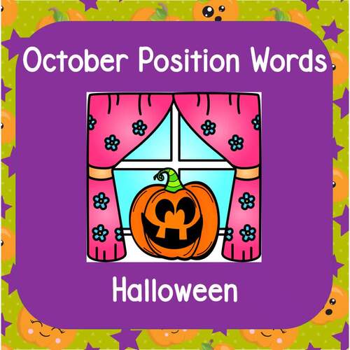 October Position Words Activities and Worksheets Math Centers Fall and ...