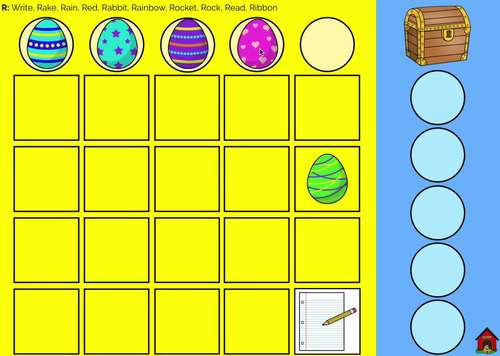 Digital Easter Articulation Cariboo Game by Jennie's Speech Room