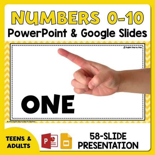 ESL Activitiy - Teaching Numbers from 0 to 10 to Teens and Adults