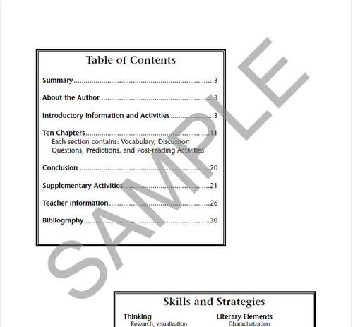 Almost Starring Skinnybones Novel Units® Teacher Guide Novel Study