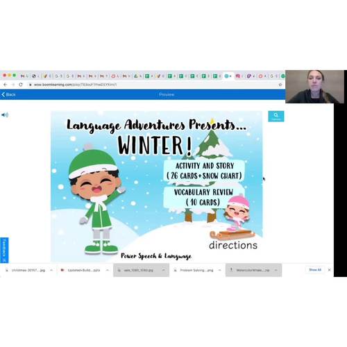 WINTER, Boom Cards Speech Therapy, Weather, Snow, WH Questions | TPT