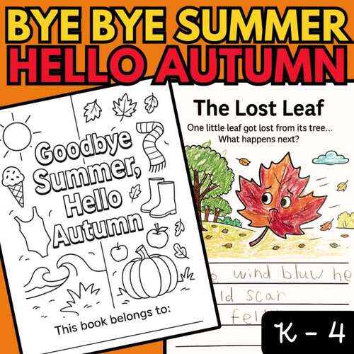 Goodbye Summer Hello Autumn Activity Pack | Autumn Equinox + Autumn ...