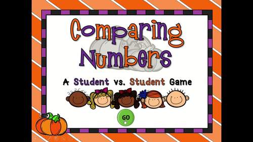 Comparing Numbers Fall Student vs Student Powerpoint Game by Teacher ...