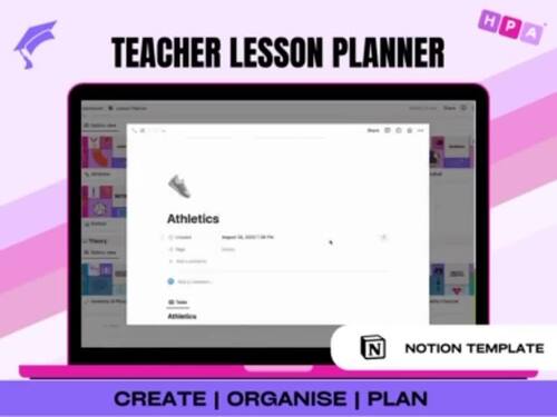 Digital Notion Teacher Lesson Planner | Digital Lesson Organiser by Her ...