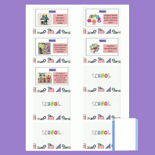 School Educaton. ESL Speaking Cards by EslMaterialsKr | TPT
