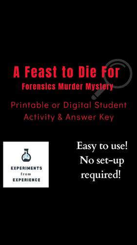 Forensics Murder Mystery Deductive Reasoning Fun Teambuilding Back to ...