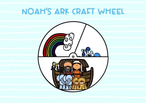 Noah's ark printable craft | Noahs ark bible story craft |Sunday school ...