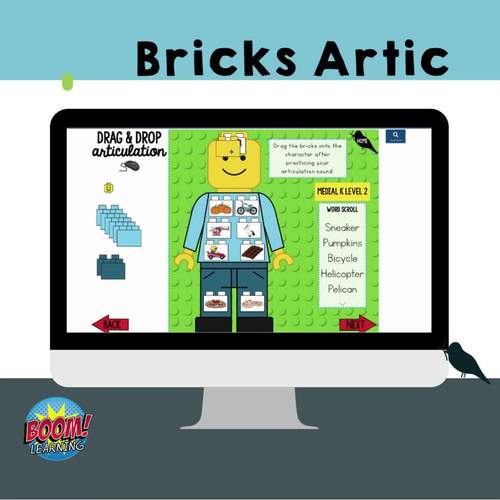F Building Bricks Boom™ Cards, Printable Articulation Worksheets ...