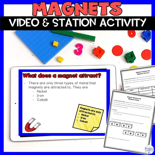 Magnets Video and Worksheets by Teaching Muse | TPT