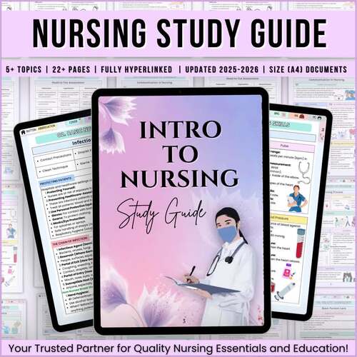 Intro To Nursing Study Guide, Nursing Cheat Sheet, Student Nurse ...