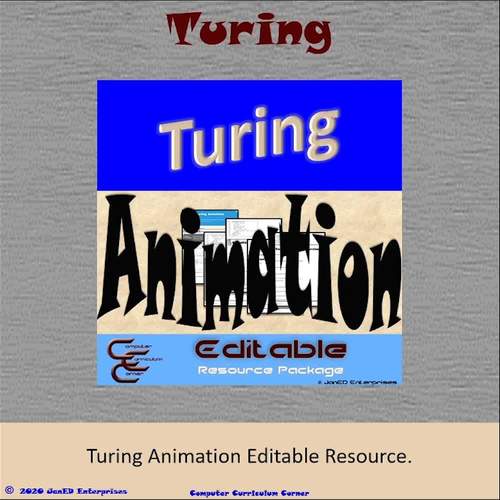 Turing Animation Editable Resource Package by Computer Corner | TPT