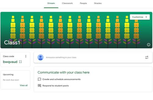 Animated Google Classroom Headers (Caterpillar) Banners - Distance Learning